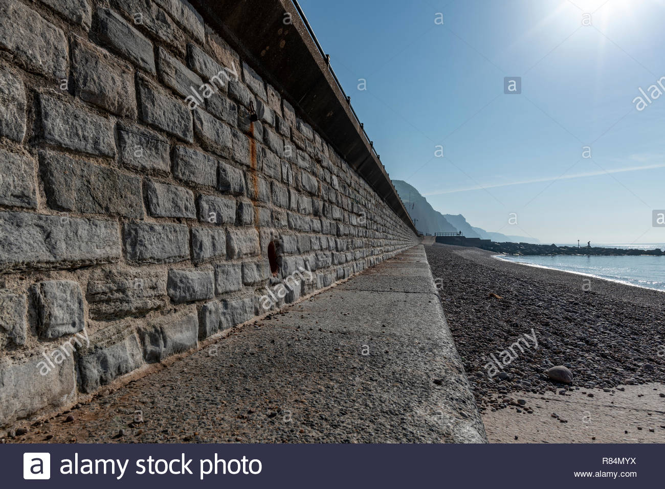 Sea Wall Defence Defense Seaside Sea Stock Photos & Sea Wall Defence ...