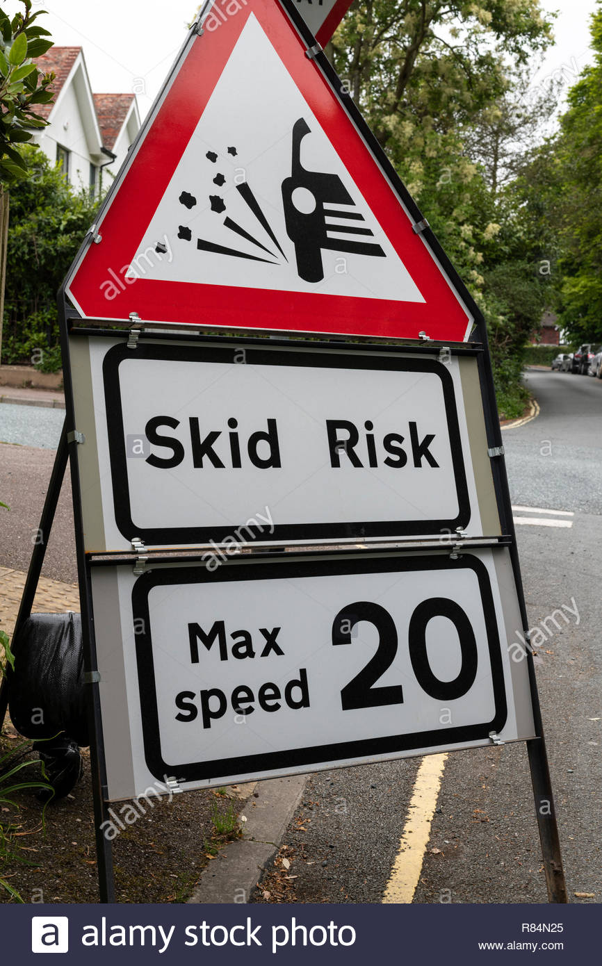 Skid Risk High Resolution Stock Photography and Images - Alamy