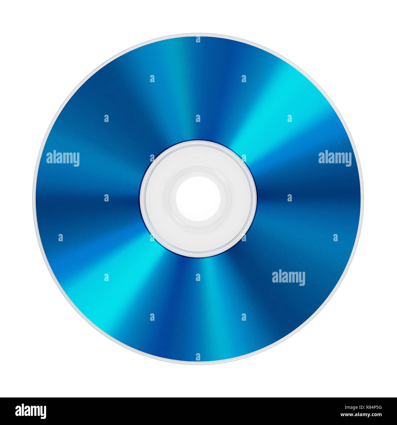 Blu-ray disc isolated on white background. 3D illustration Stock Photo ...