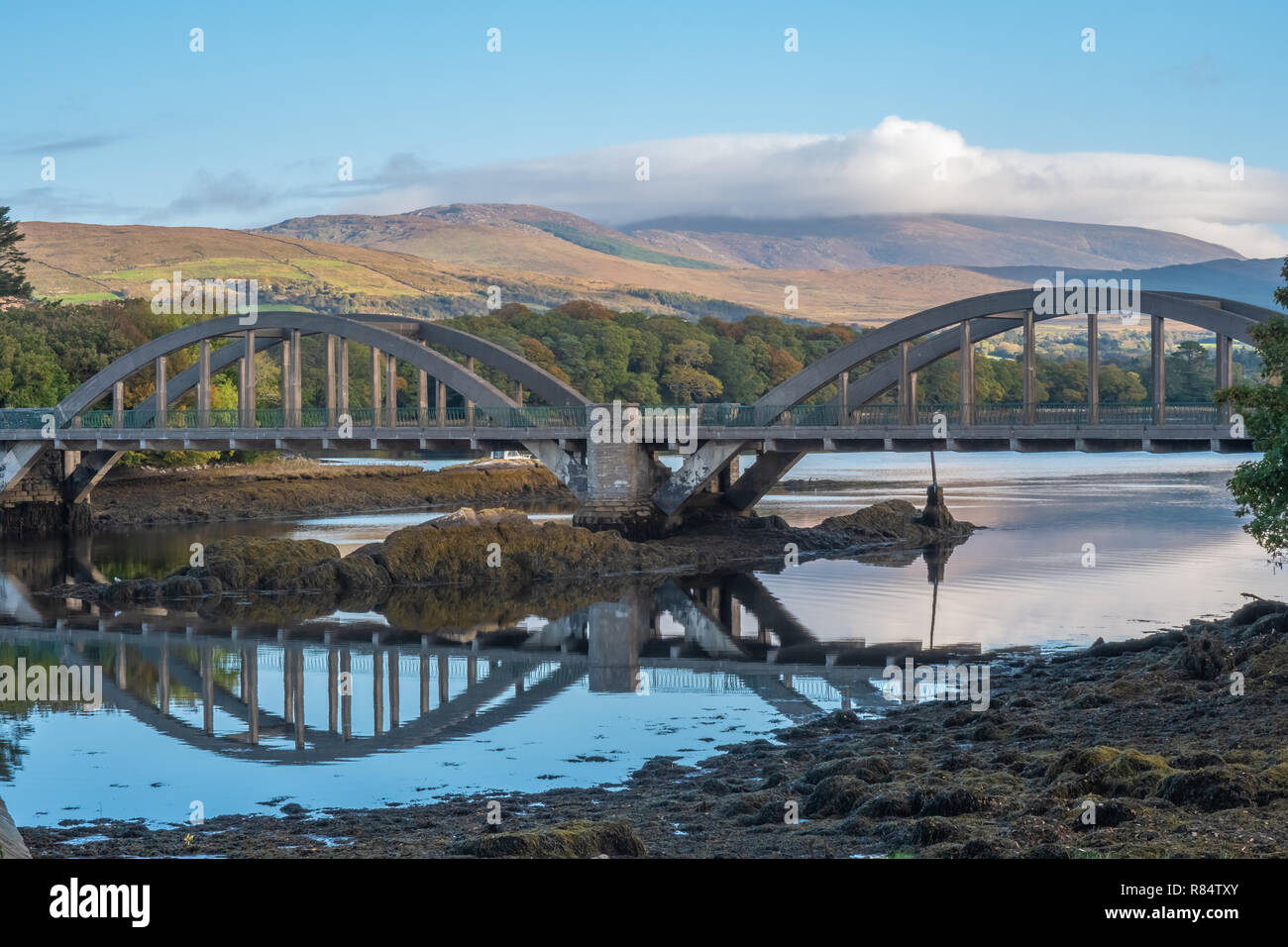 Suspension Bridge in charming small town of Kenmare (the little nest ...