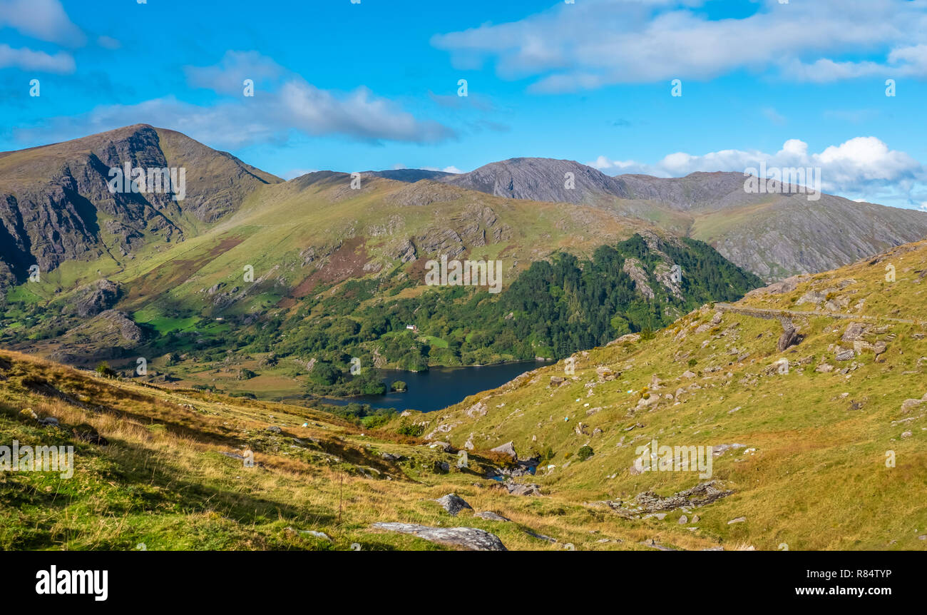 Glanmore Lake, along the Ring of Beara, relatively unexplored and less ...