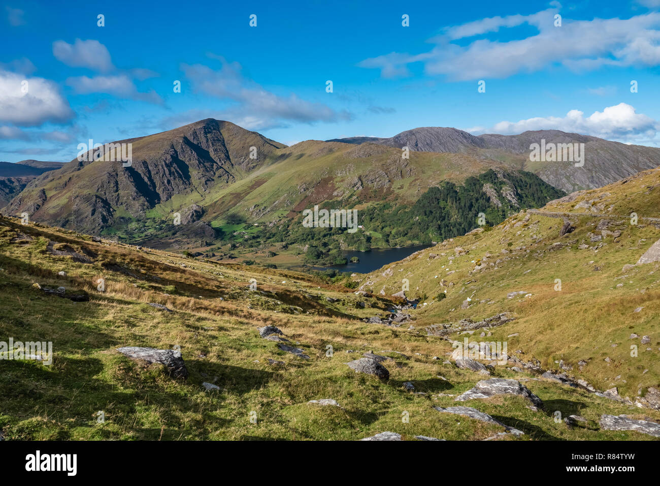 Glanmore Lake, along the Ring of Beara, relatively unexplored and less ...