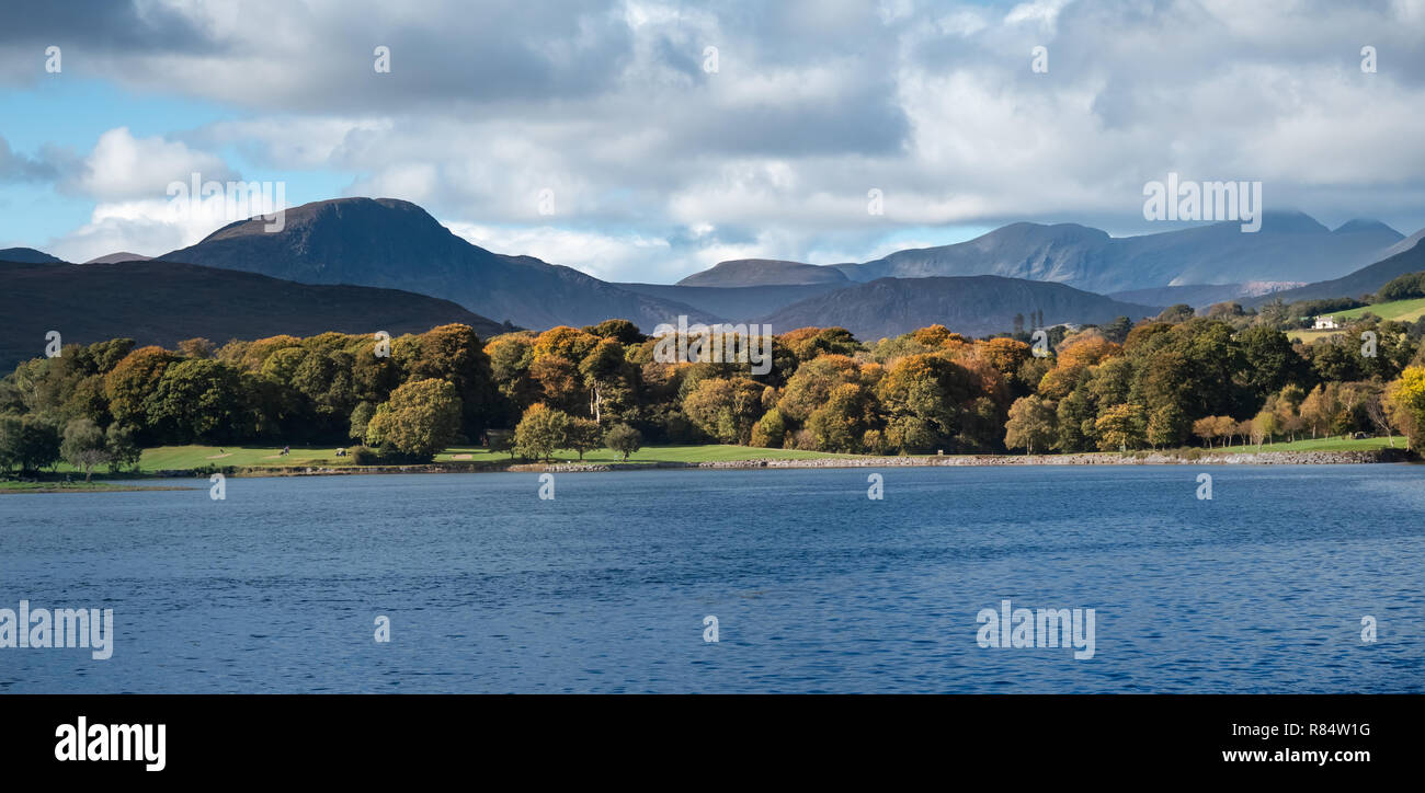 Breathtaking fall view of the Kenmare Bay from Sheen Falls, Kenmare ...