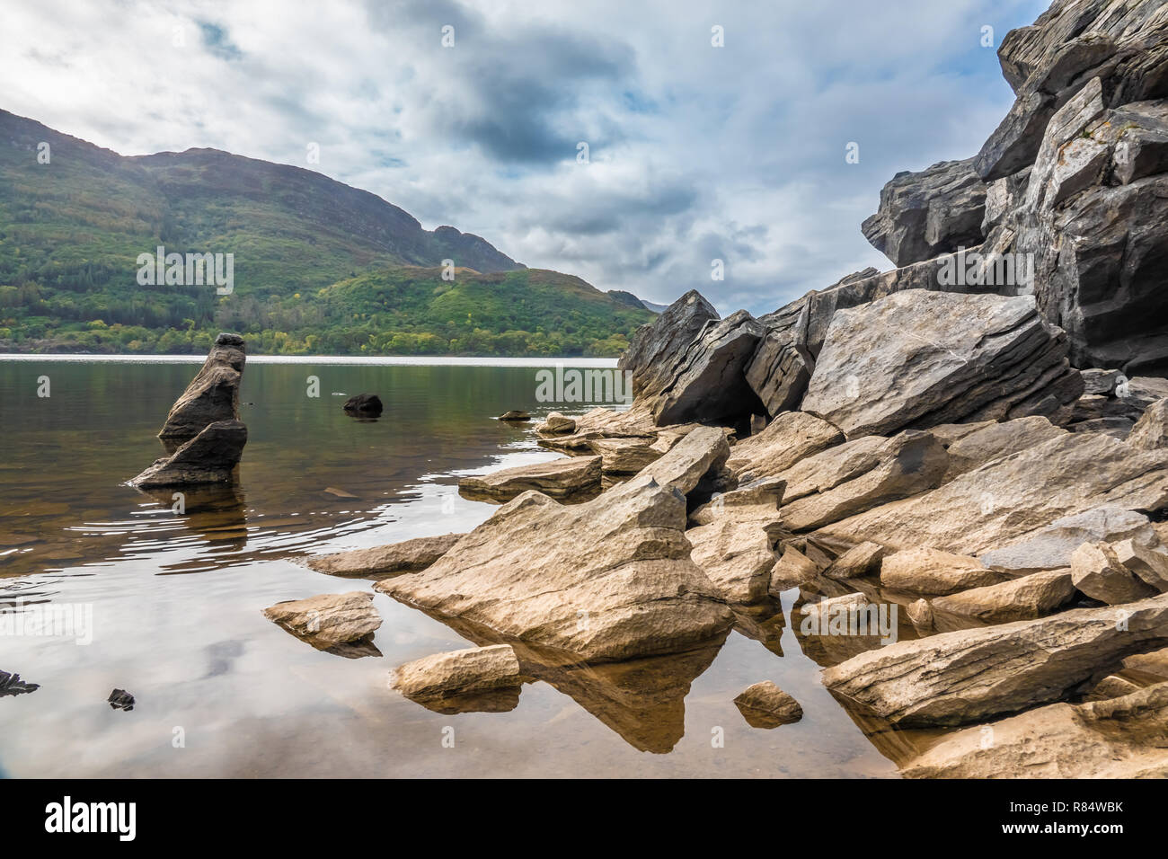 The Colleen Bawn Rock, Muckross Lake, Killarney National Park, County ...