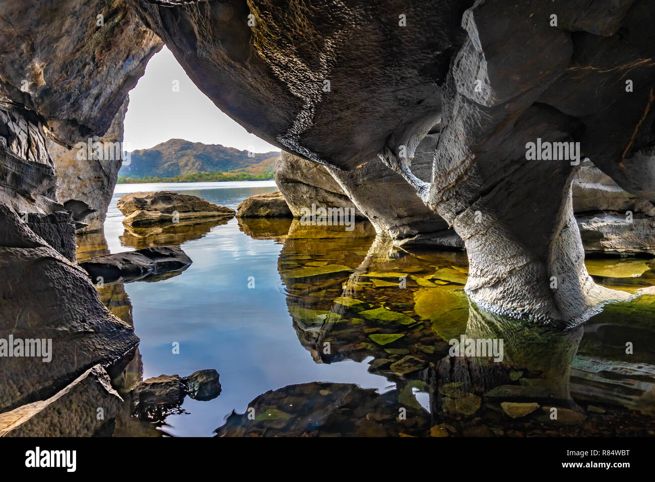 The Colleen Bawn Rock, Muckross Lake, Killarney National Park, County ...