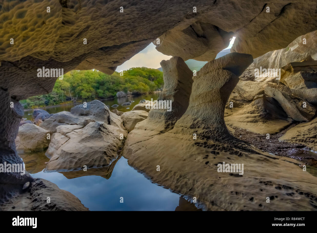 The Colleen Bawn Rock, Muckross Lake, Killarney National Park, County ...