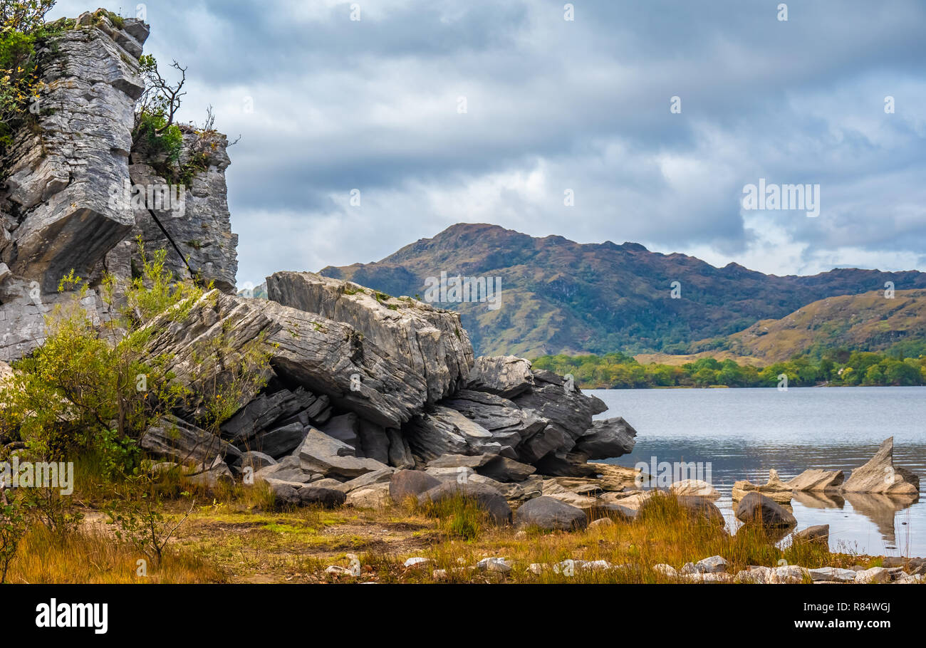 The Colleen Bawn Rock, Muckross Lake, Killarney National Park, County ...