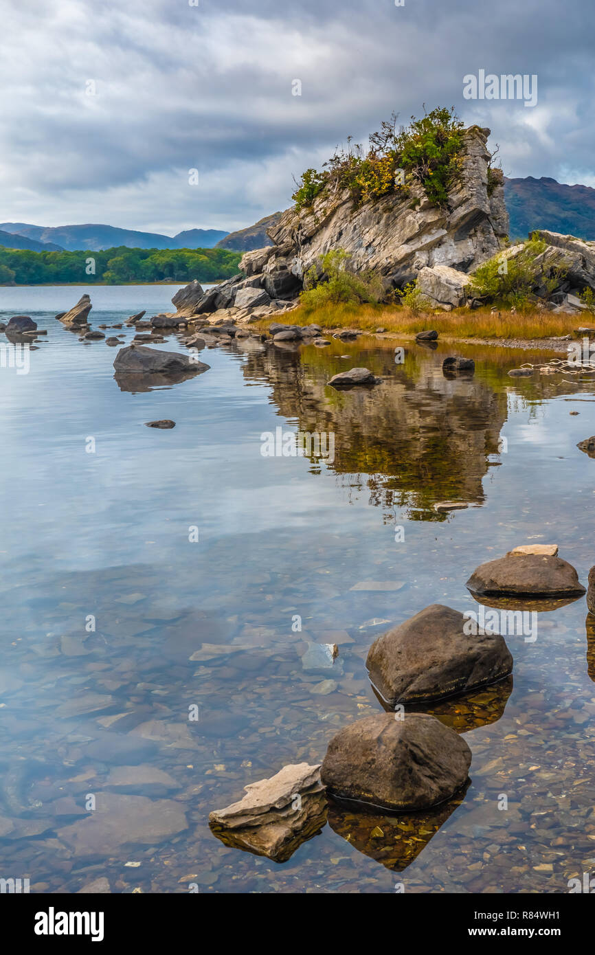 The Colleen Bawn Rock, Muckross Lake, Killarney National Park, County ...