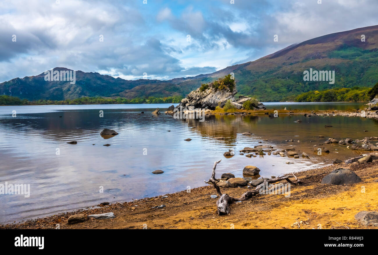 The Colleen Bawn Rock, Muckross Lake, Killarney National Park, County ...