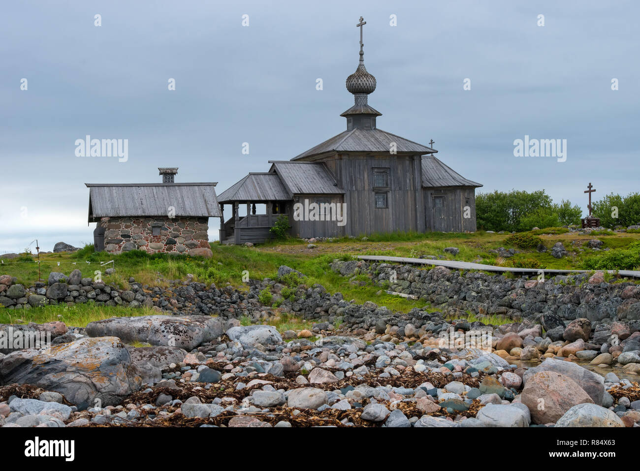 Andreevskiy skit of the Solovetsky monastery on the Bolshoi Zayatsky ...