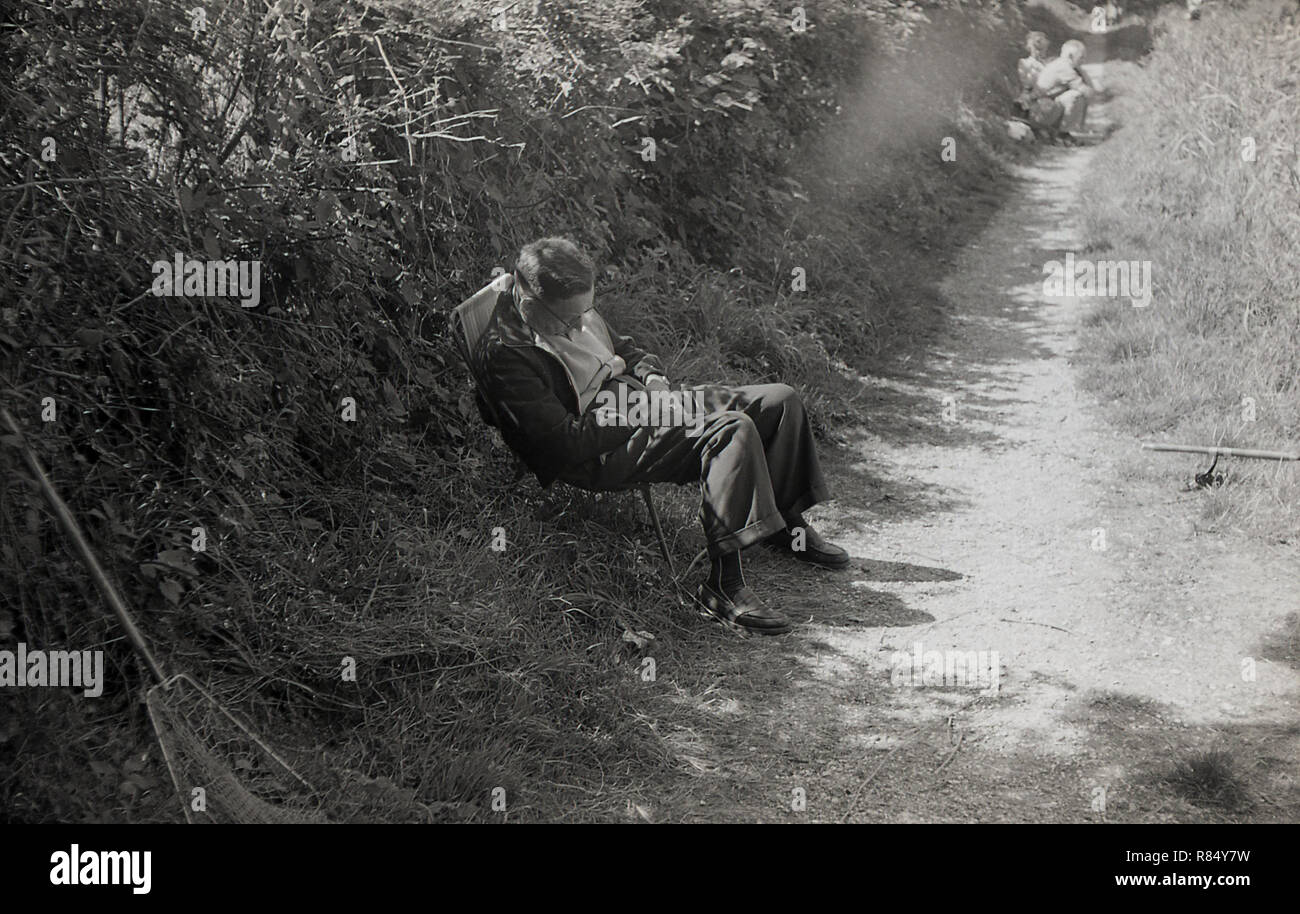 1950s fishing hi-res stock photography and images - Alamy