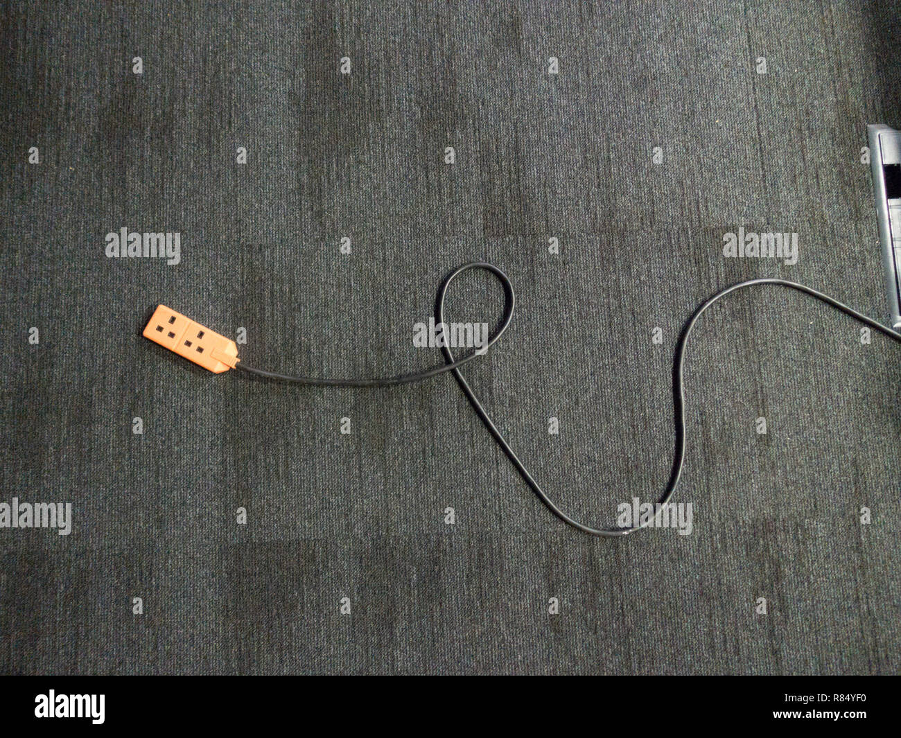 A cable and power socket Stock Photo - Alamy