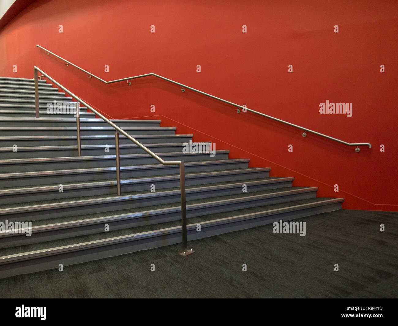 Stairs with railing hi-res stock photography and images - Alamy