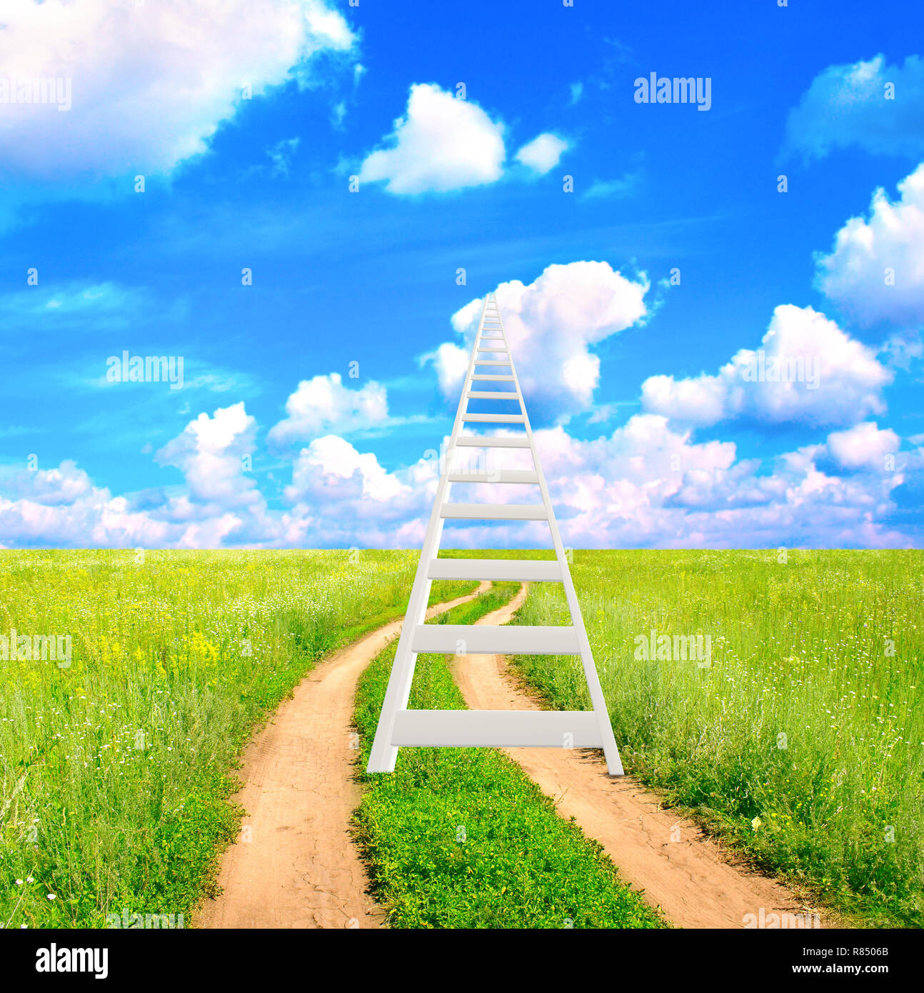 Background image of success ladder promotion and achievement hi-res ...