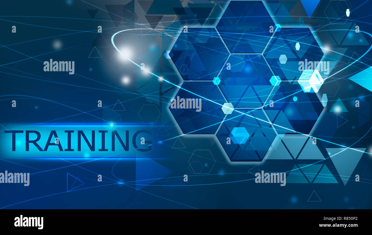 Training,Technology Innovation Computer Data Future Business conection ...