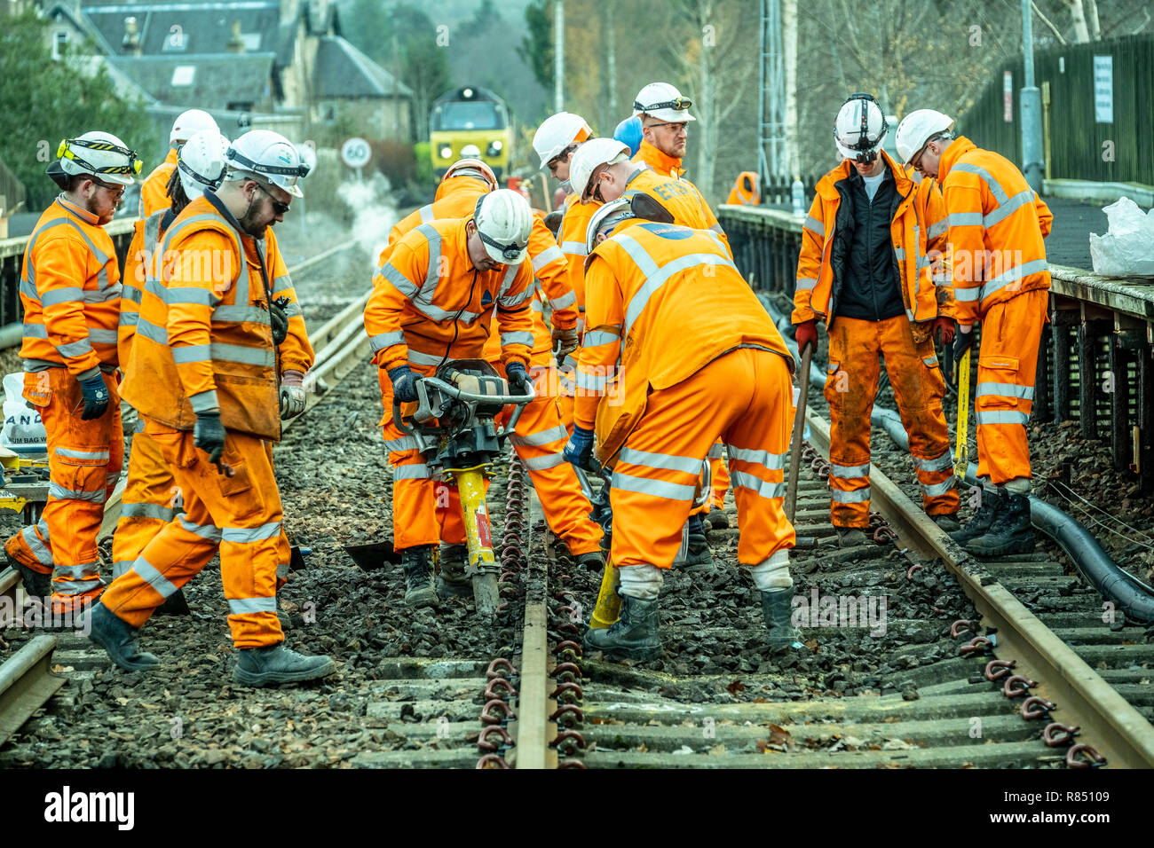Pitlochry scotland track points hi-res stock photography and images - Alamy