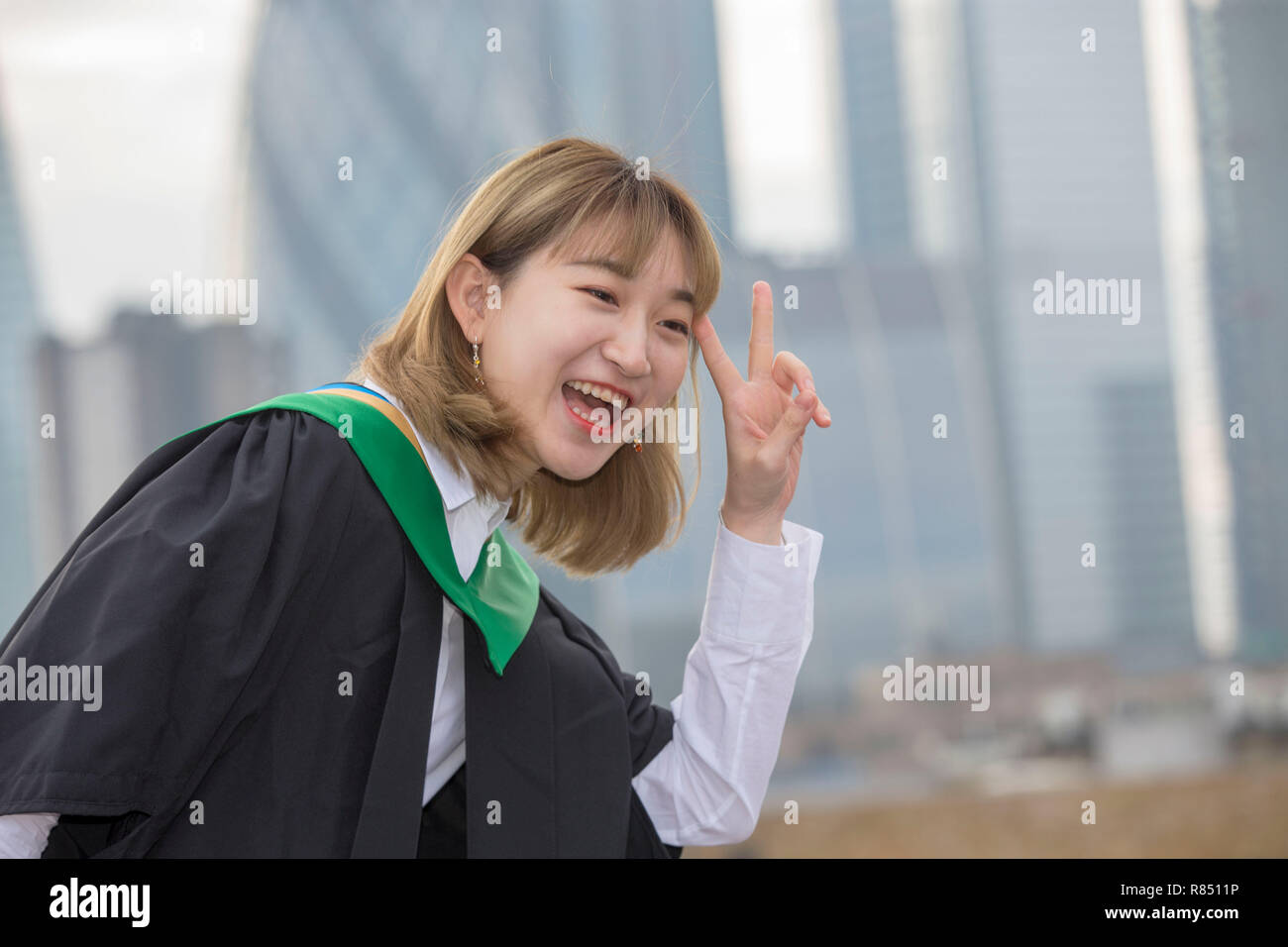 International students celebrating graduation Stock Photo - Alamy