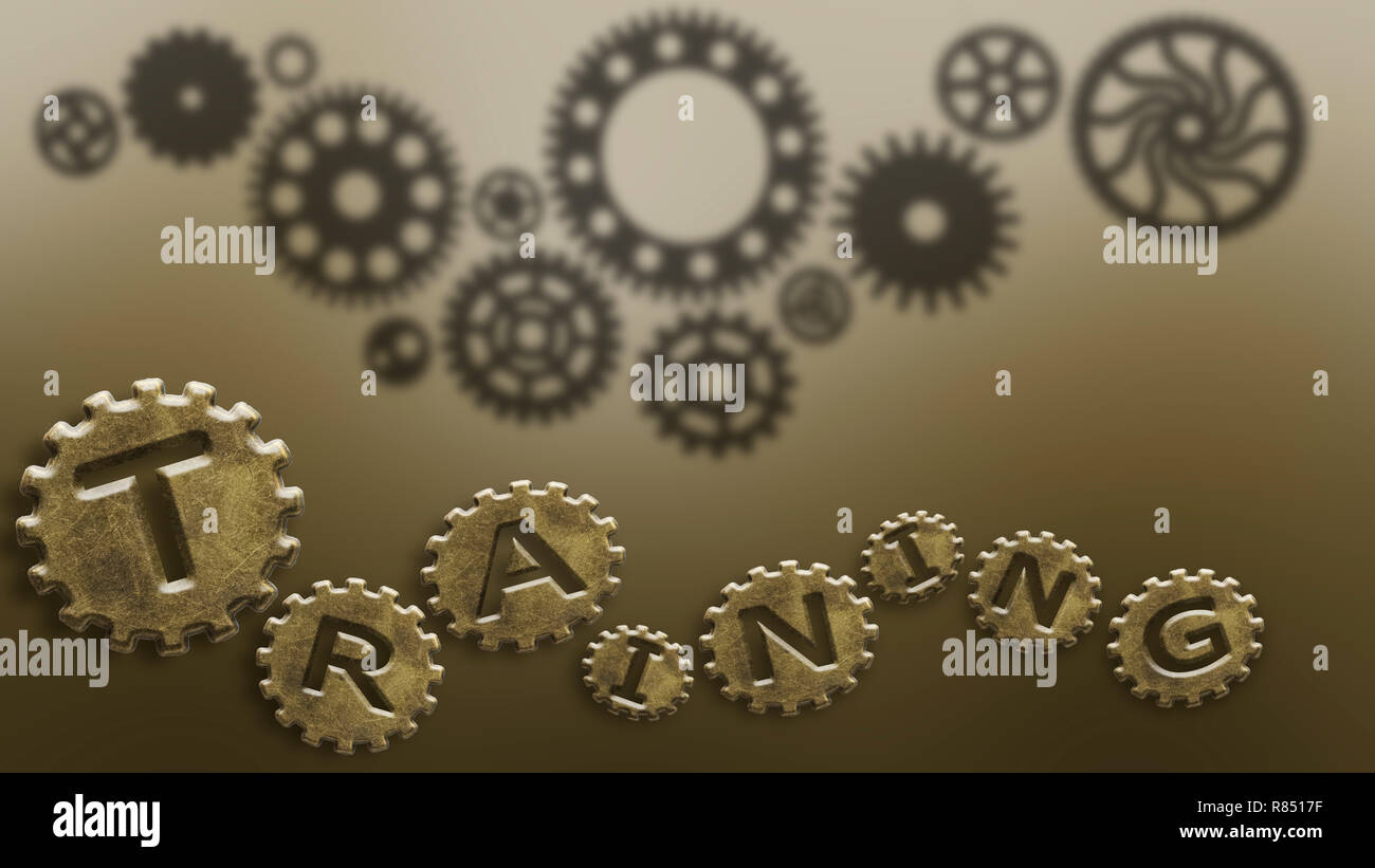 Innovation Computer Data cogs Technology,Training,Business concept ...