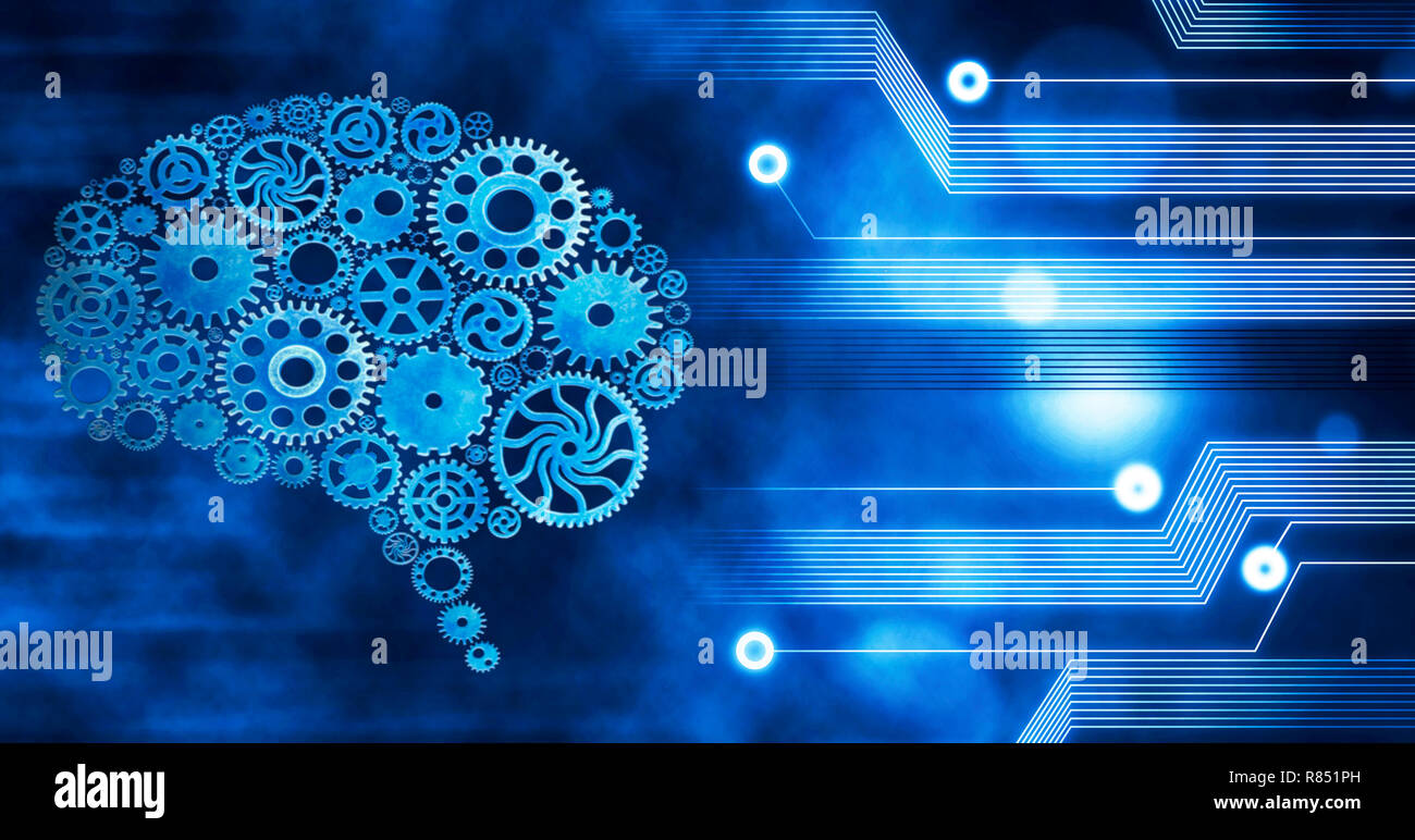 Brain build out of cogs Innovation with ideas and concepts,Training ...