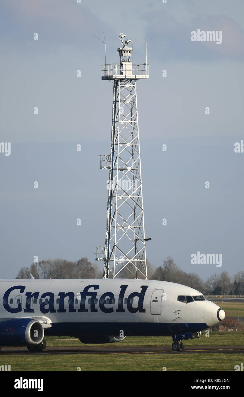 The mast on the the airfield that houses the cameras and microphones ...