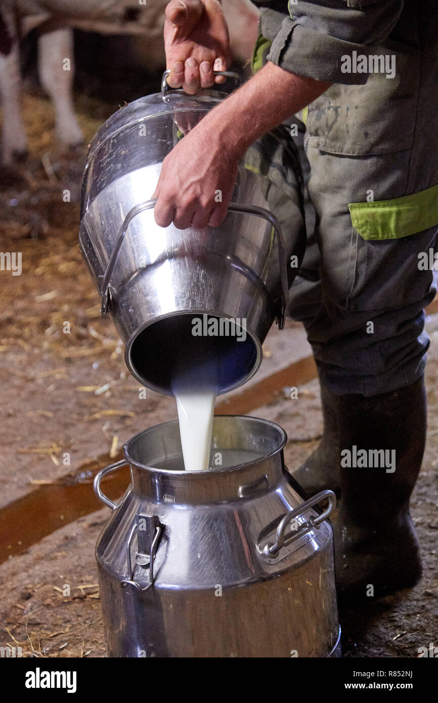 Milk Churns Farm High Resolution Stock Photography and Images - Alamy