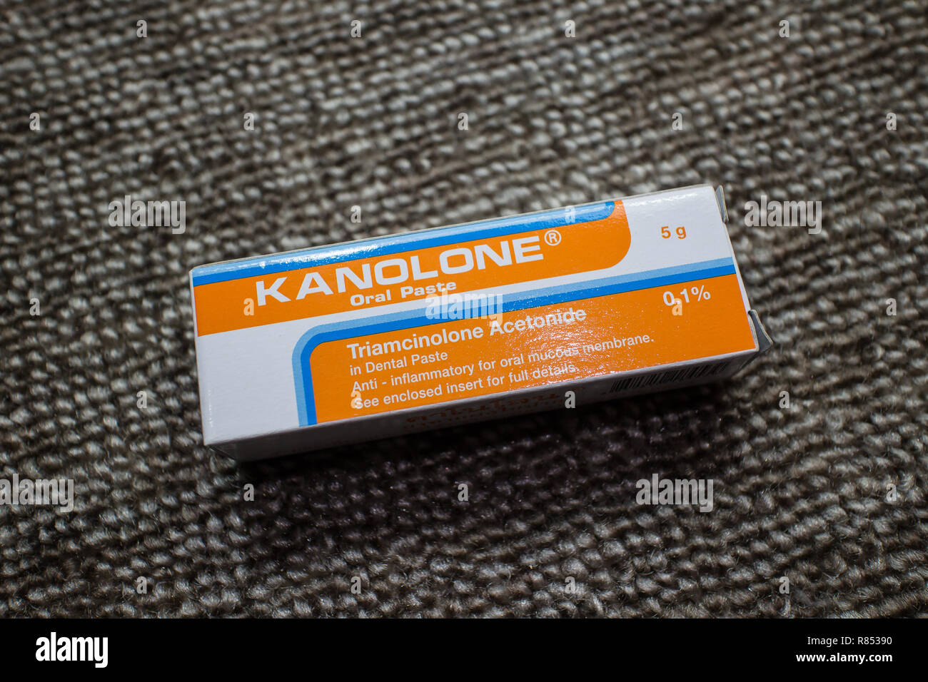 Chiangmai, Thailand - December 13 2018: Product shot of Kanolone oral ...
