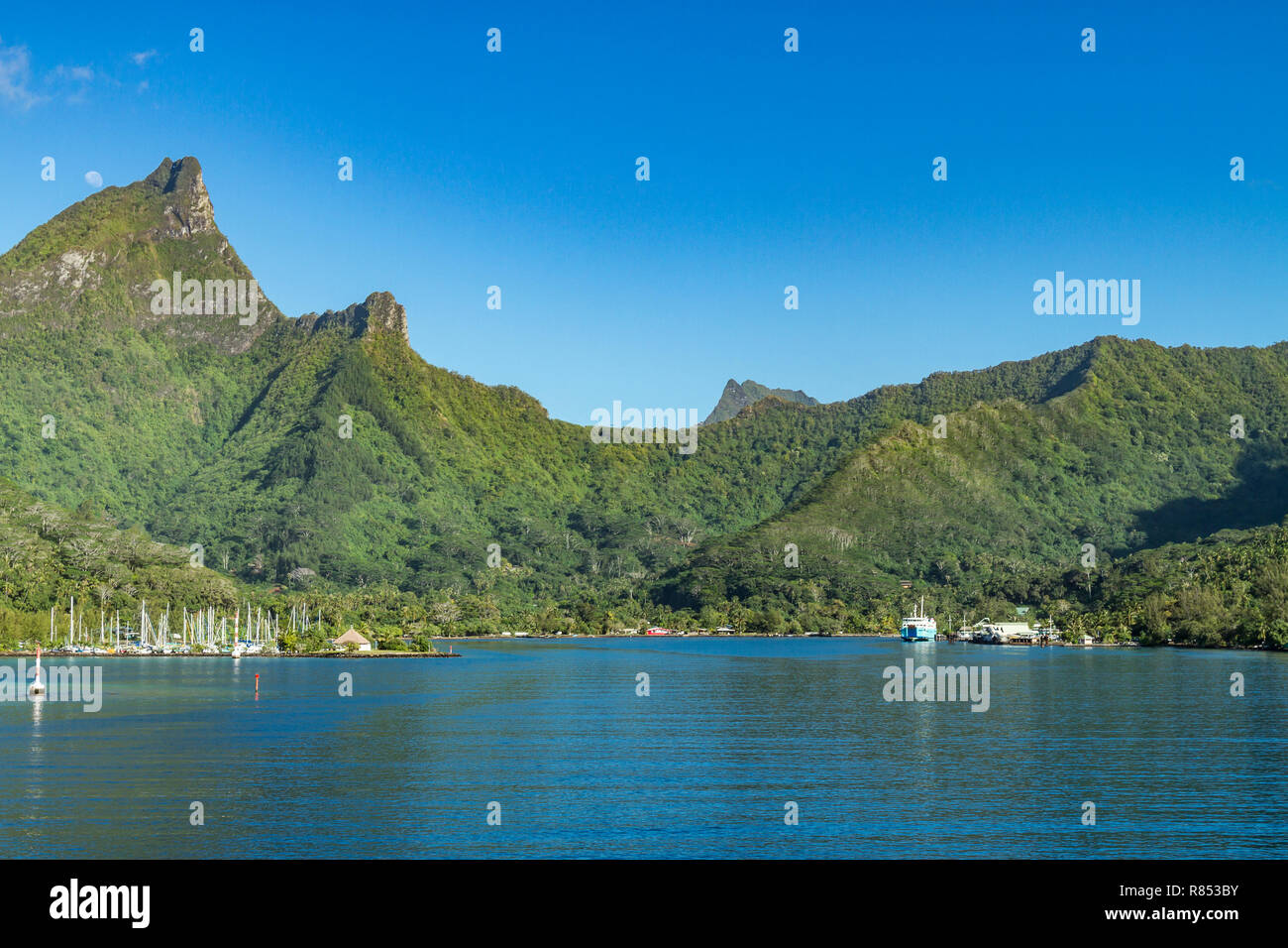 Moorea island, French Polynesia Stock Photo - Alamy