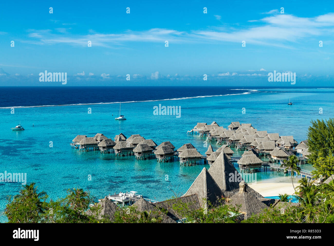 Moorea island, French Polynesia Stock Photo - Alamy