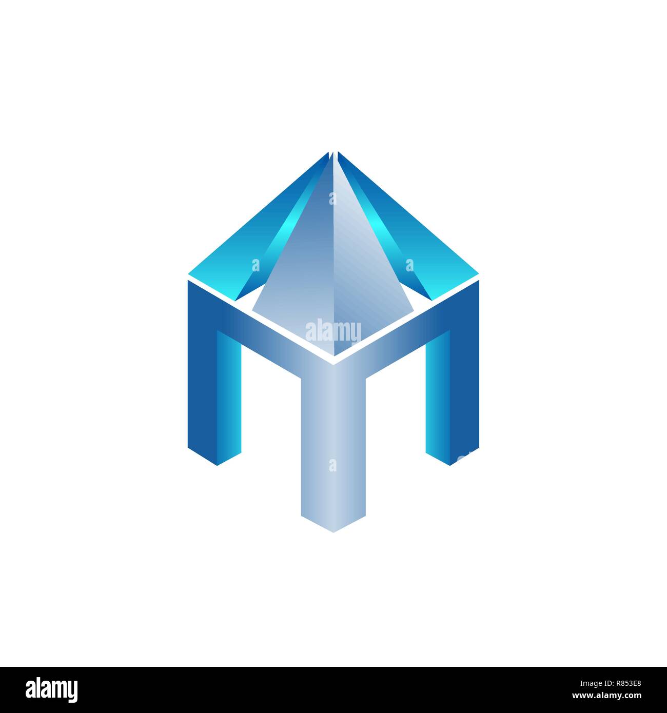 House Abstract Real Estate Countryside Logo Design Template for Company ...