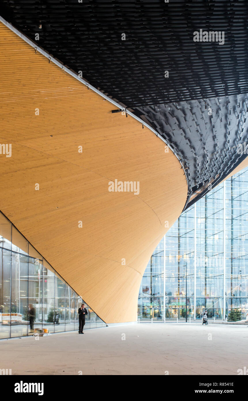 Inside the Helsinki Central Library "Oodi Stock Photo - Alamy
