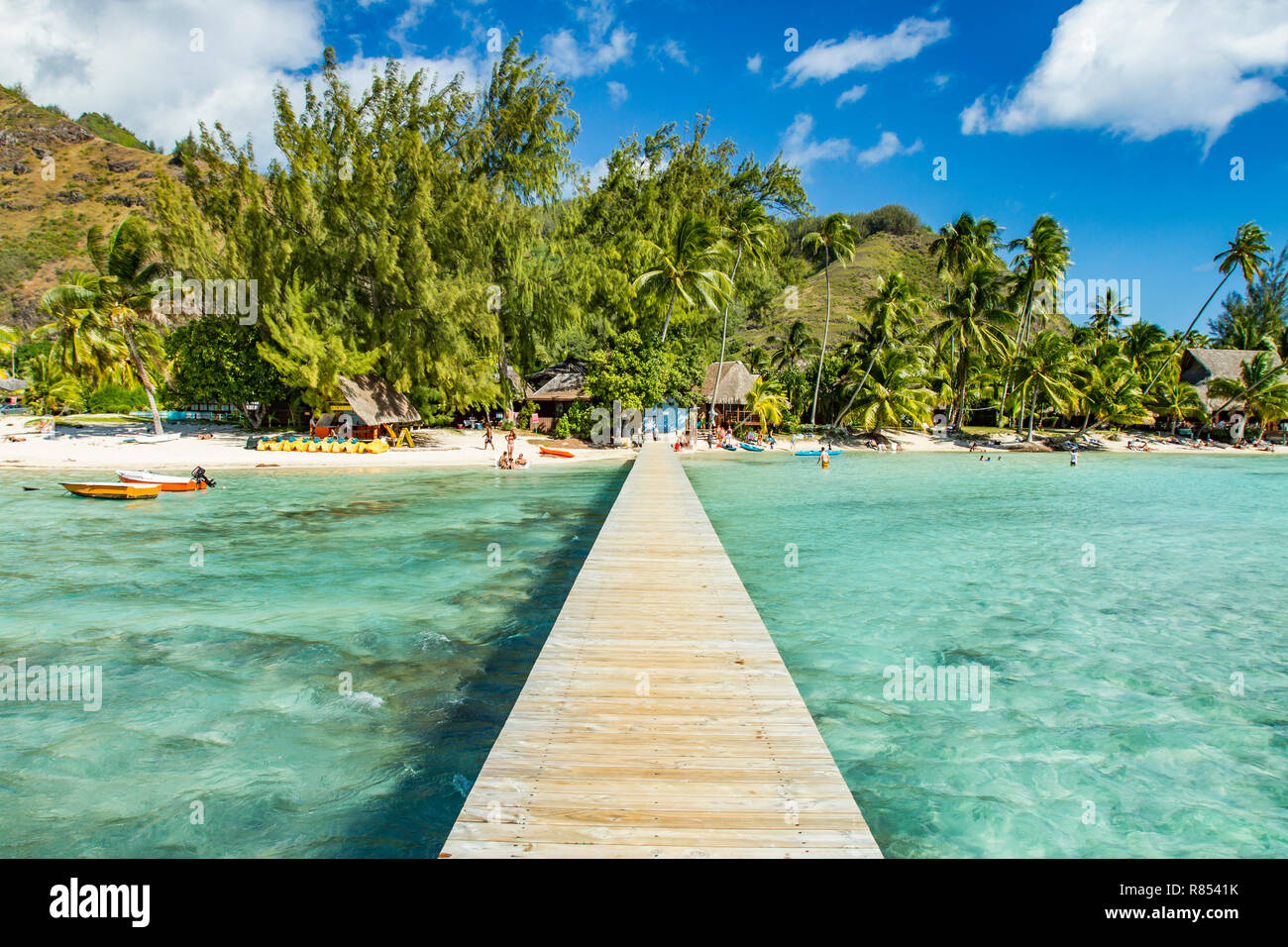 Moorea island, French Polynesia Stock Photo - Alamy