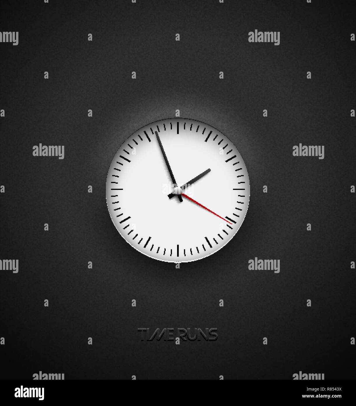 Simple clock face hi-res stock photography and images - Alamy
