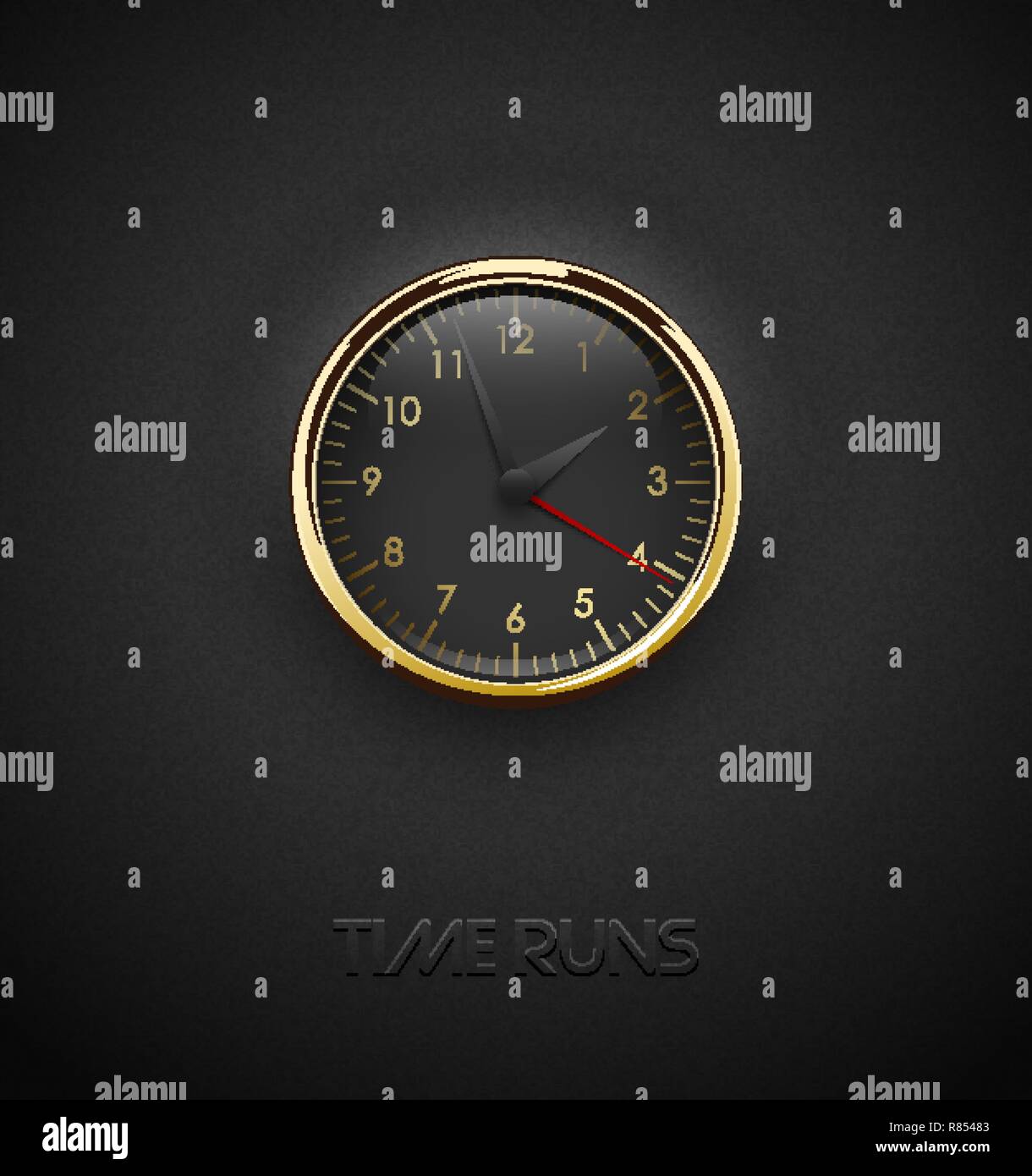 Realistic clock hi-res stock photography and images - Alamy