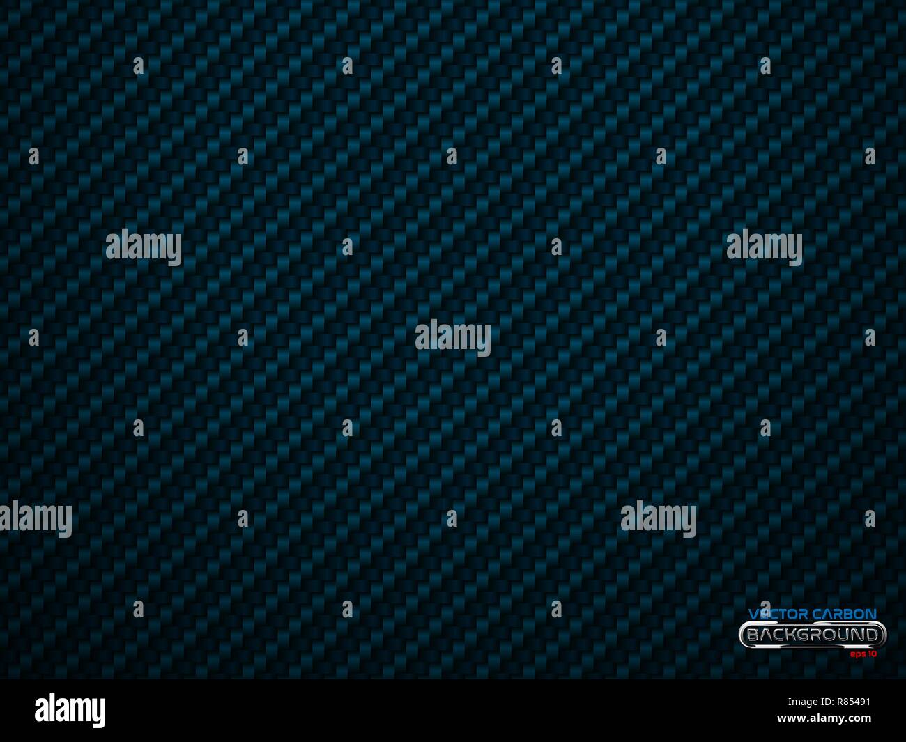 Blue carbon fiber Stock Vector Images - Alamy