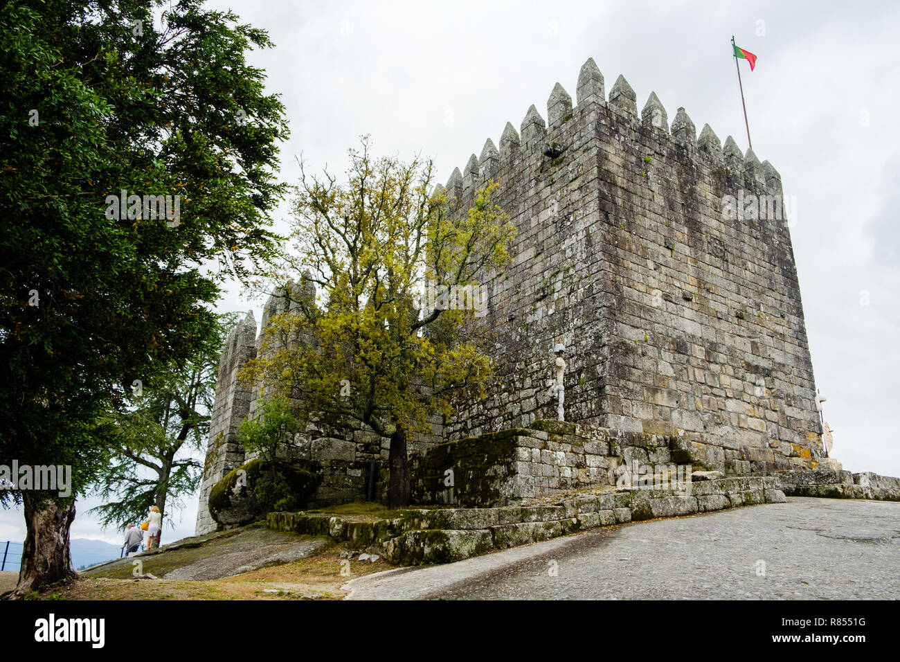 Povoa de Lanhoso, Portugal - May 31, 2018 : Castelo da Póvoa de Lanhoso ...