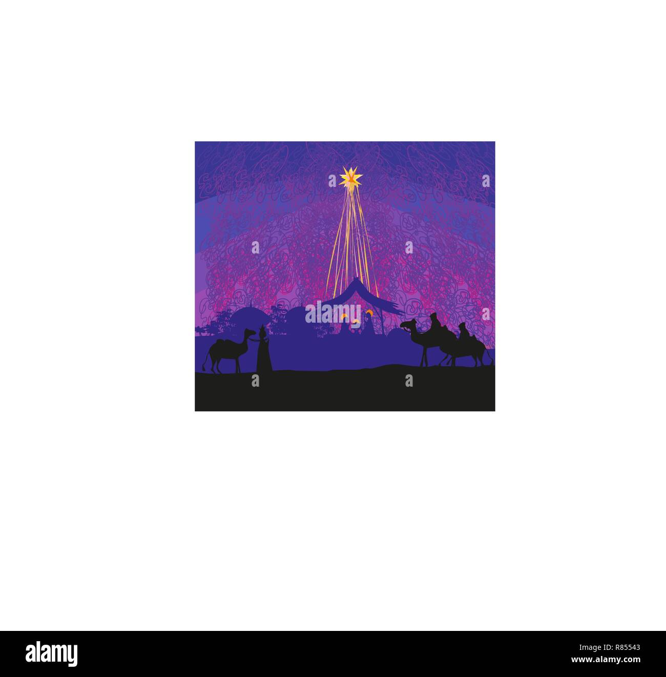 Jesus Christ Nativity Scene In Church Cut Out Stock Images & Pictures ...