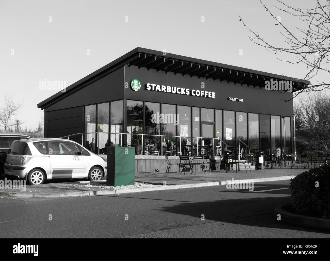 Starbucks motorway hi-res stock photography and images - Alamy