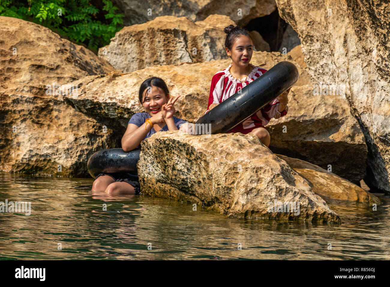 Activities in vang vieng hi-res stock photography and images - Alamy