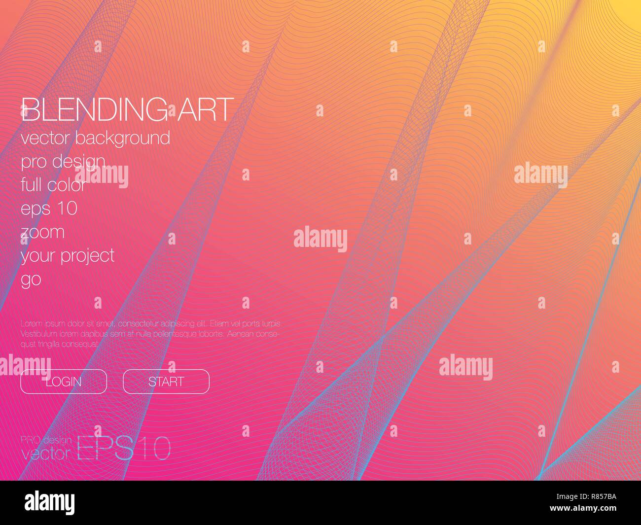 Abstract blend background. Template for web site Stock Vector Image ...