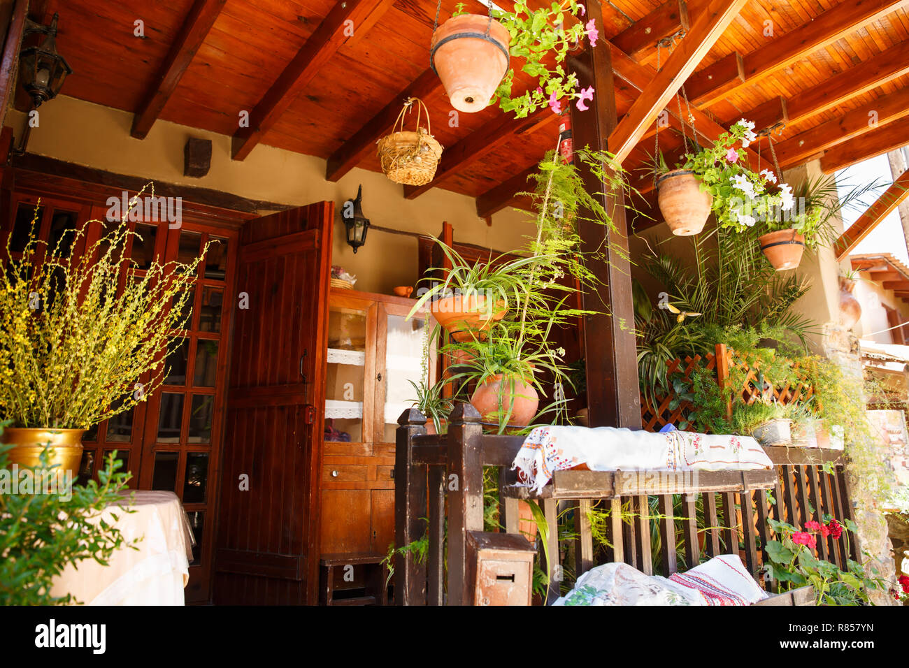Old house in Kakopetria village, Cyprus Stock Photo - Alamy