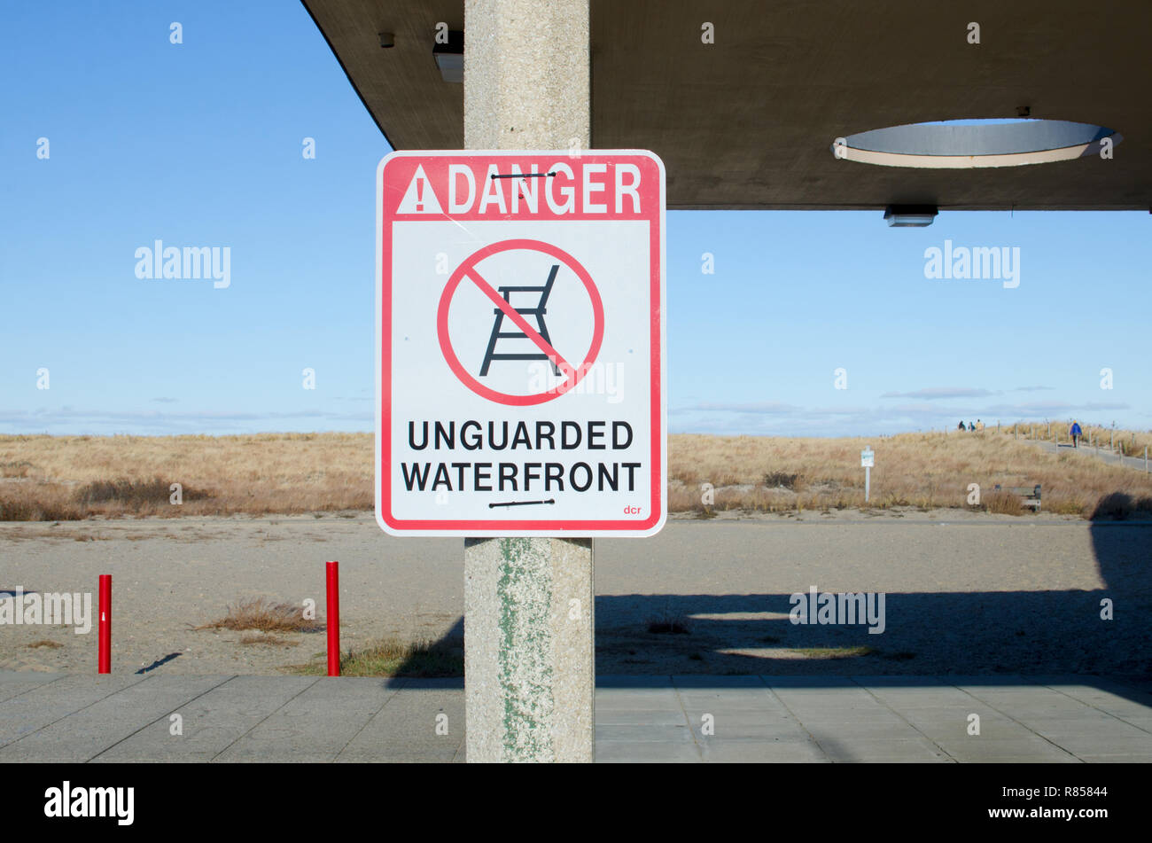 Safety sign beach hi-res stock photography and images - Alamy