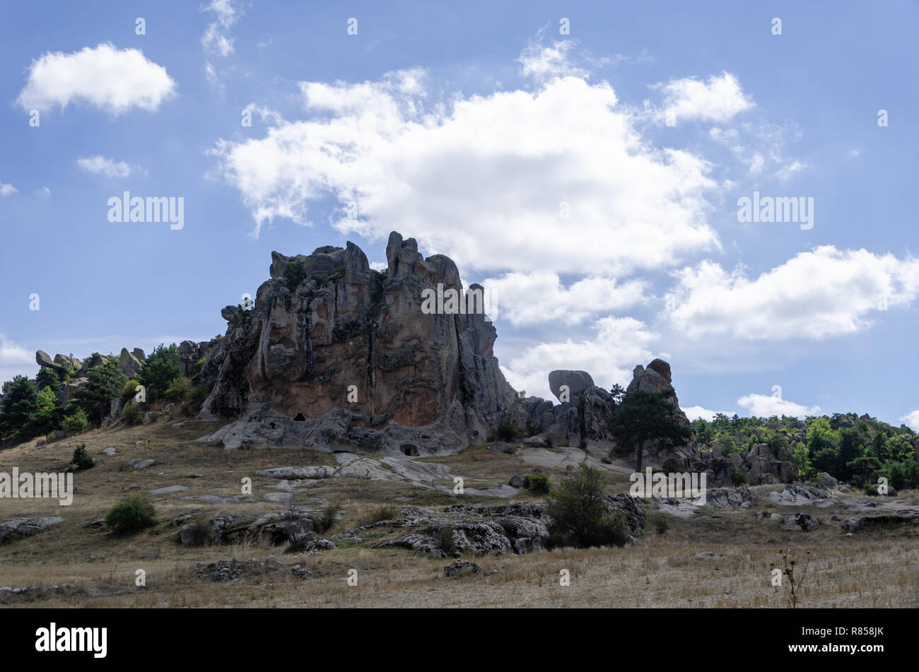 Midas Monument of Ancient Midas City in Yazilikaya, Eskisehir,Turkey ...