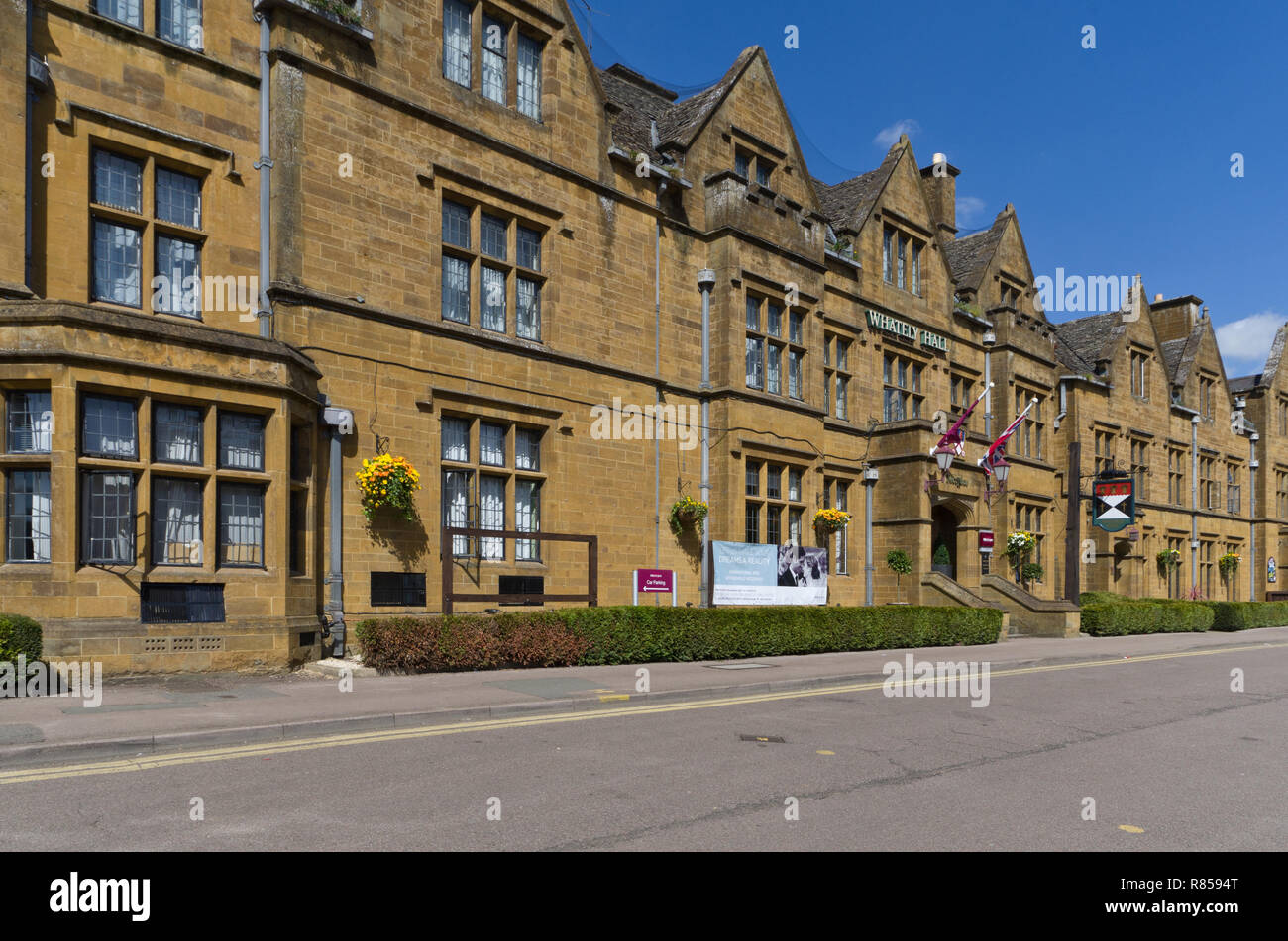 Historic 17th century Whately Hall, Horse Fair, Banbury UK; now a hotel ...