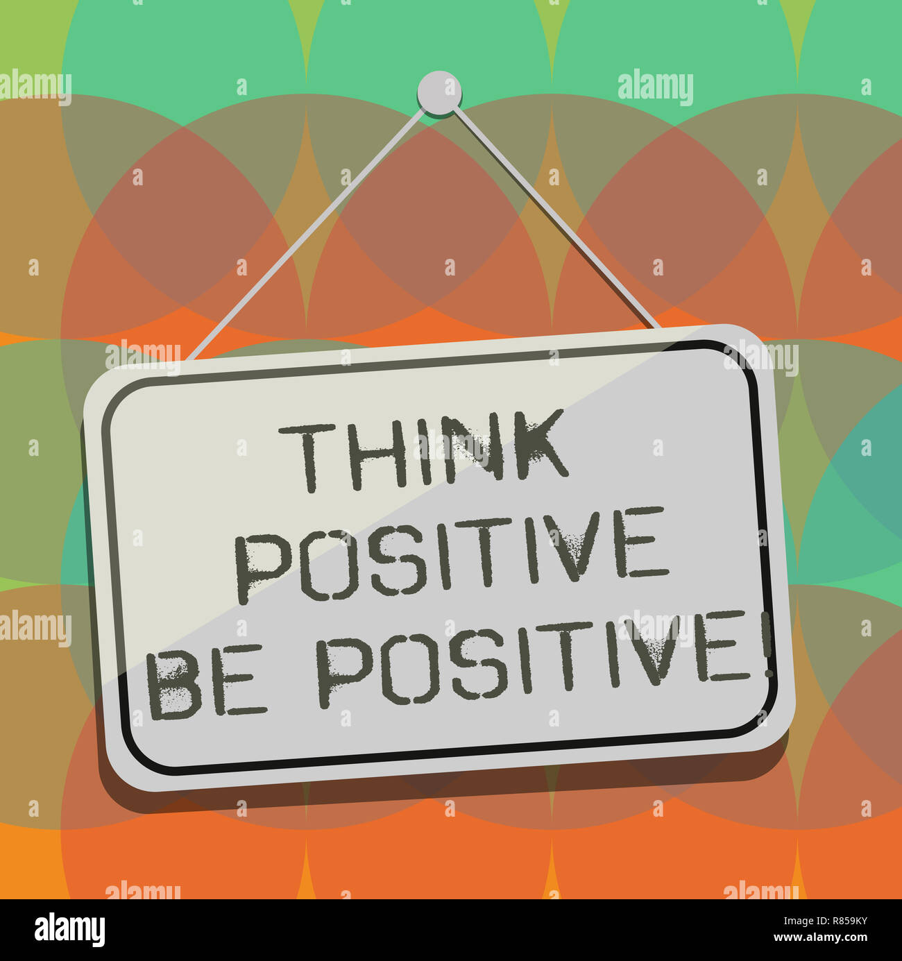 Word writing text Think Positive Be Positive. Business concept for Always have motivation ...