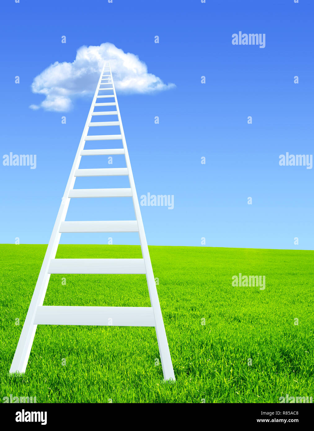 Ladder in the sky hi-res stock photography and images - Alamy