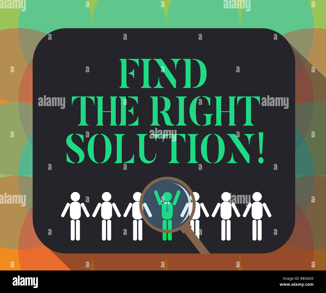 Word writing text Find The Right Solution. Business concept for Search ...