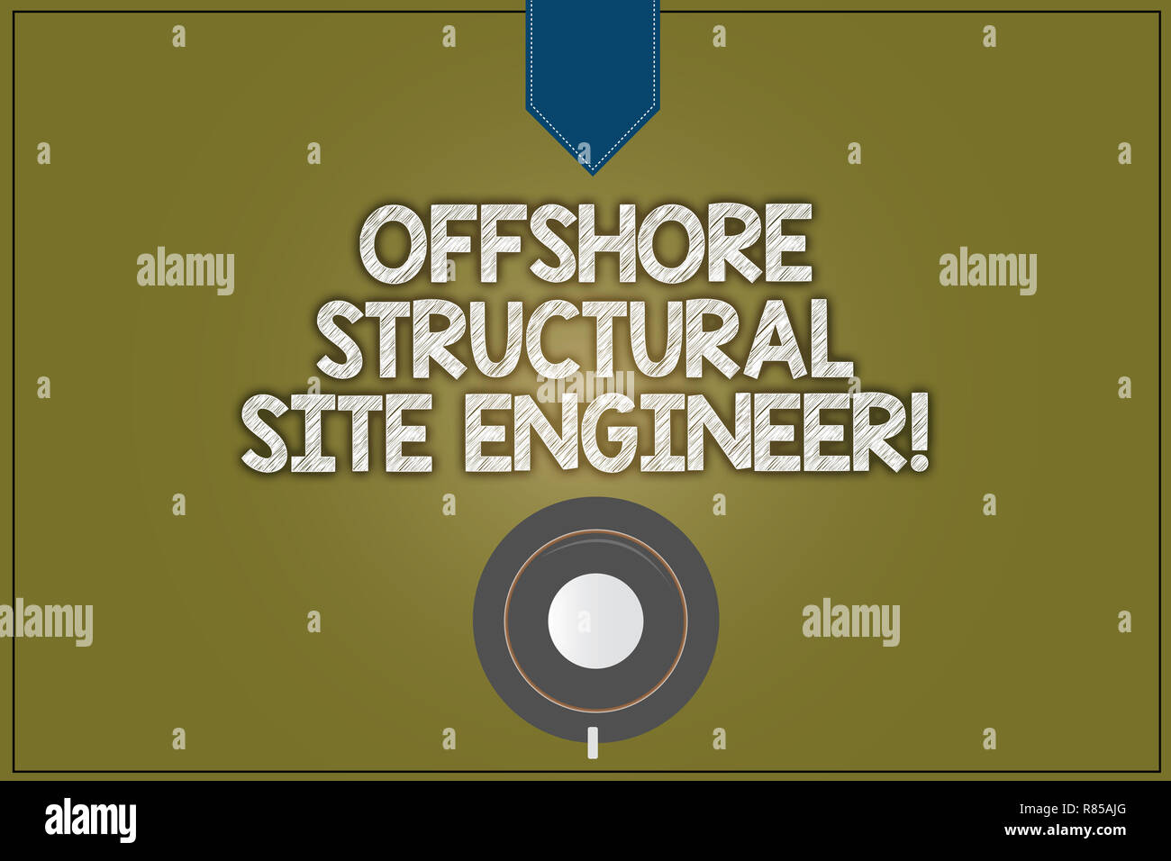 Text sign showing Offshore Structural Site Engineer. Conceptual photo ...