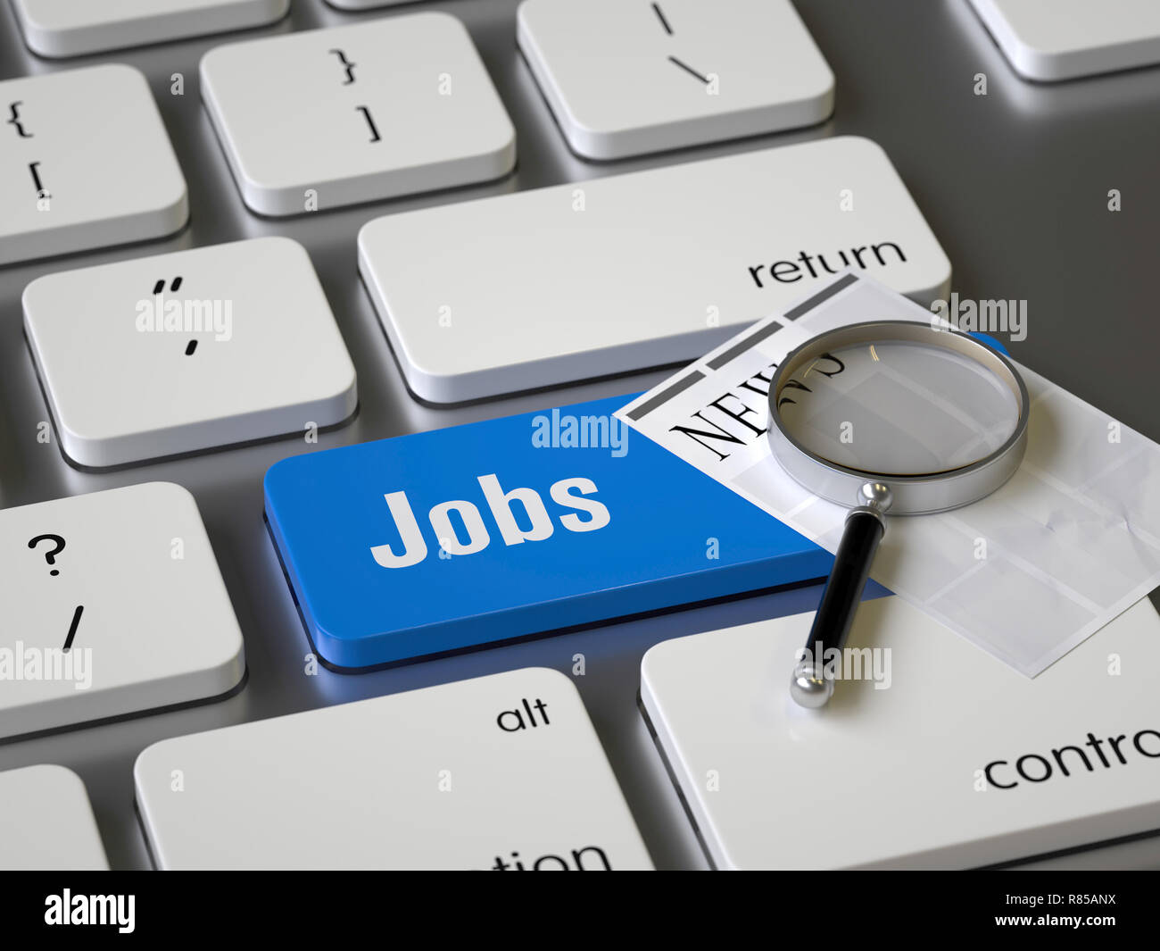 Career key on keyboard hi-res stock photography and images - Alamy