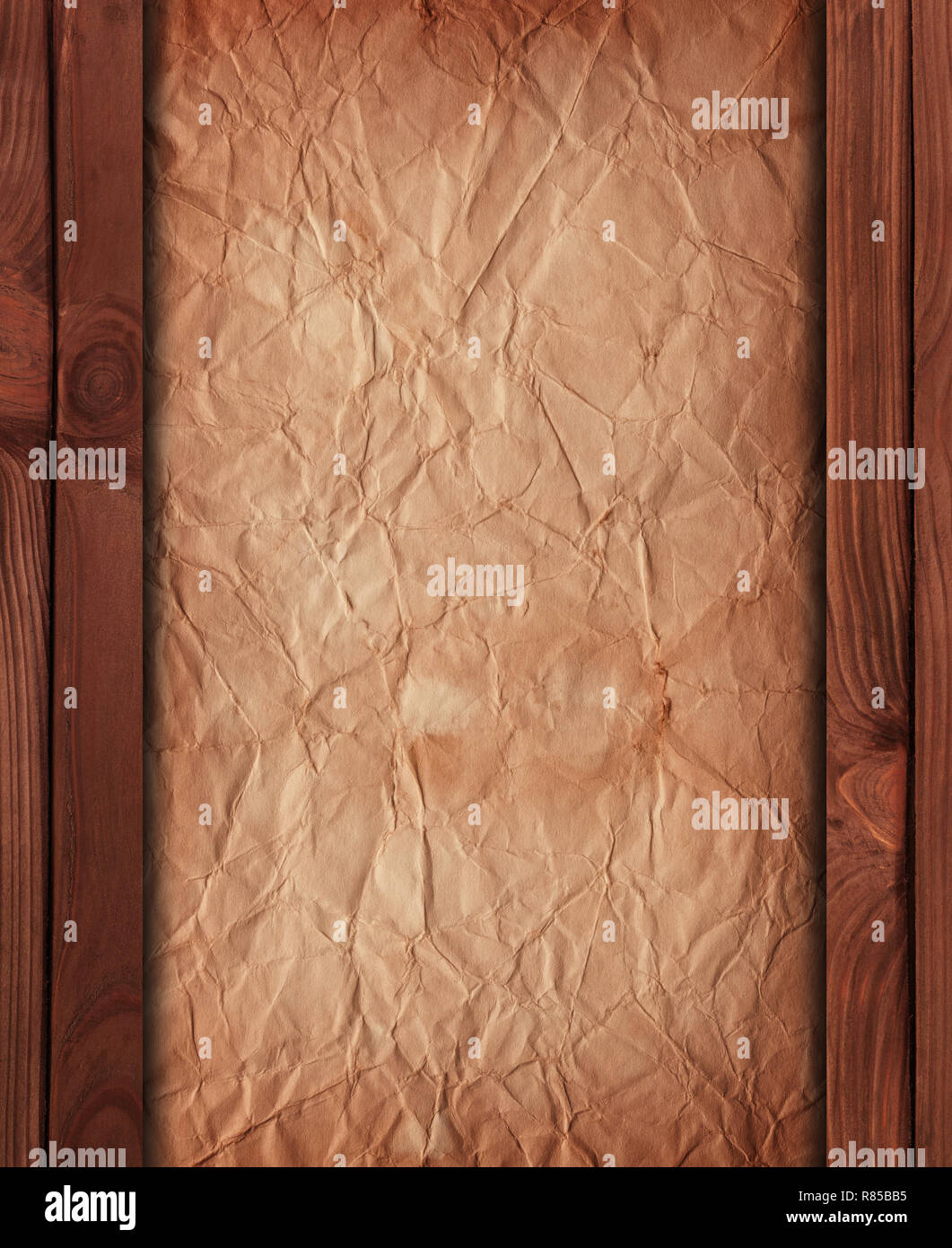 old paper with wooden planks Stock Photo - Alamy