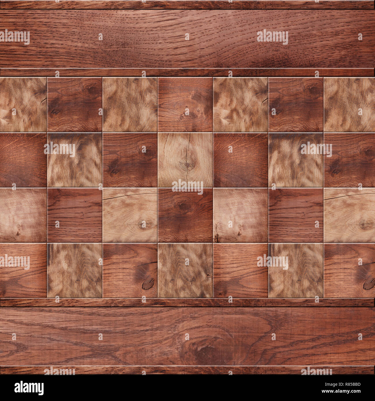 Wooden background, squares in a checkerboard pattern Stock Photo - Alamy